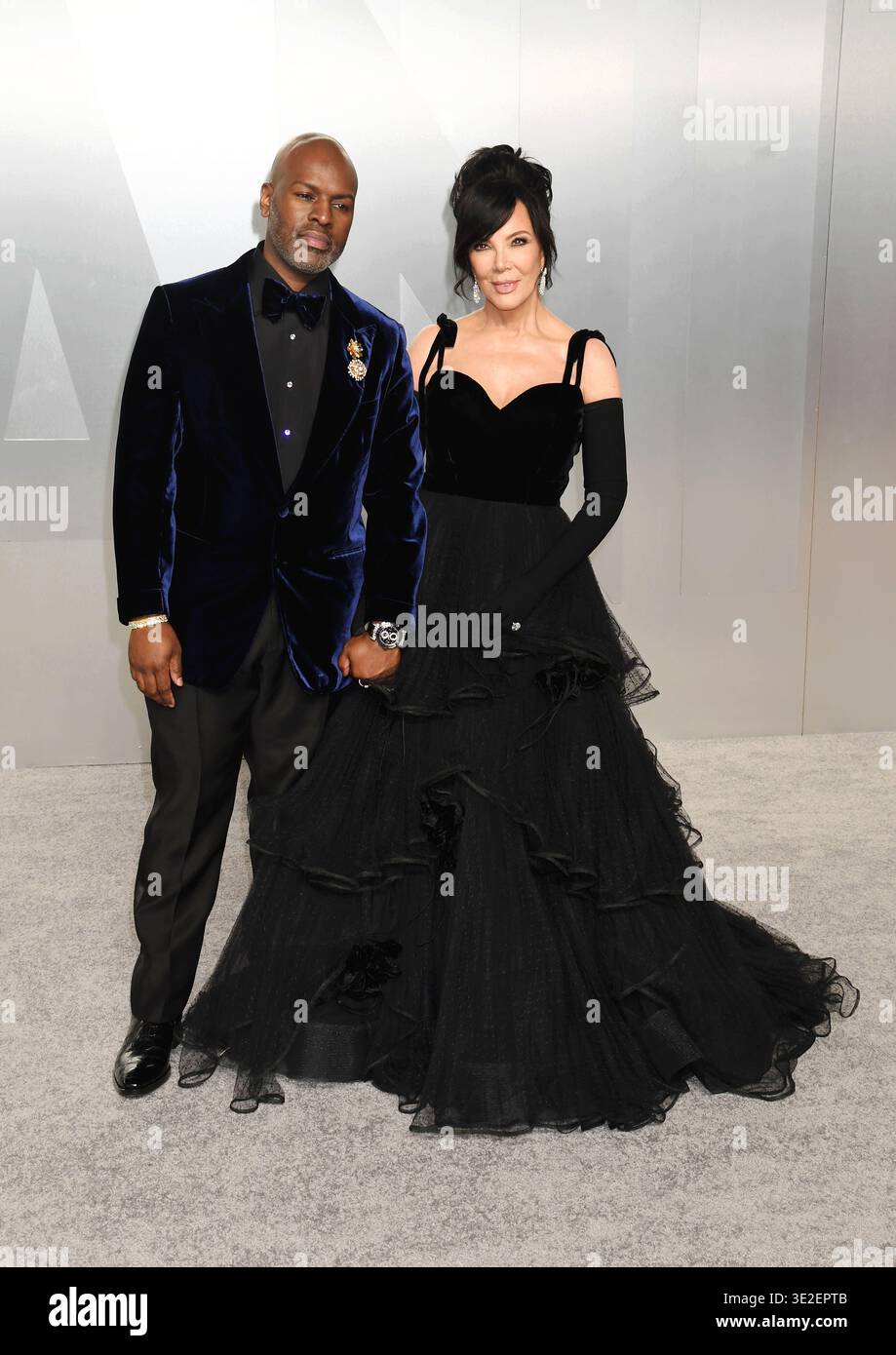 LOS ANGELES, CALIFORNIA - MARCH 15: (L-R) Corey Gamble and Kris Jenner ...