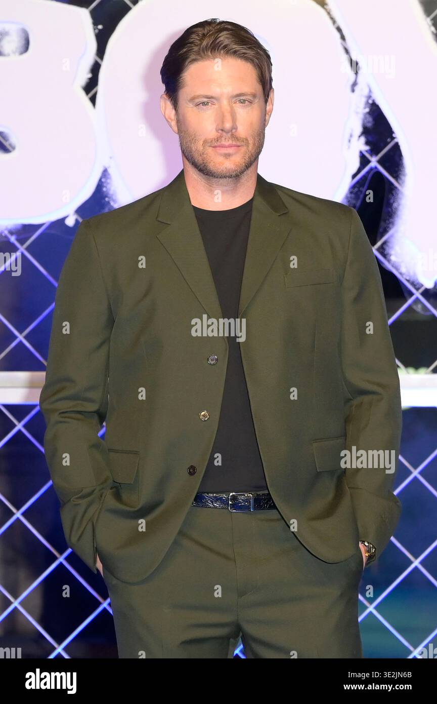 Jensen Ackles at the world premiere of the 5th season of the Amazon ...
