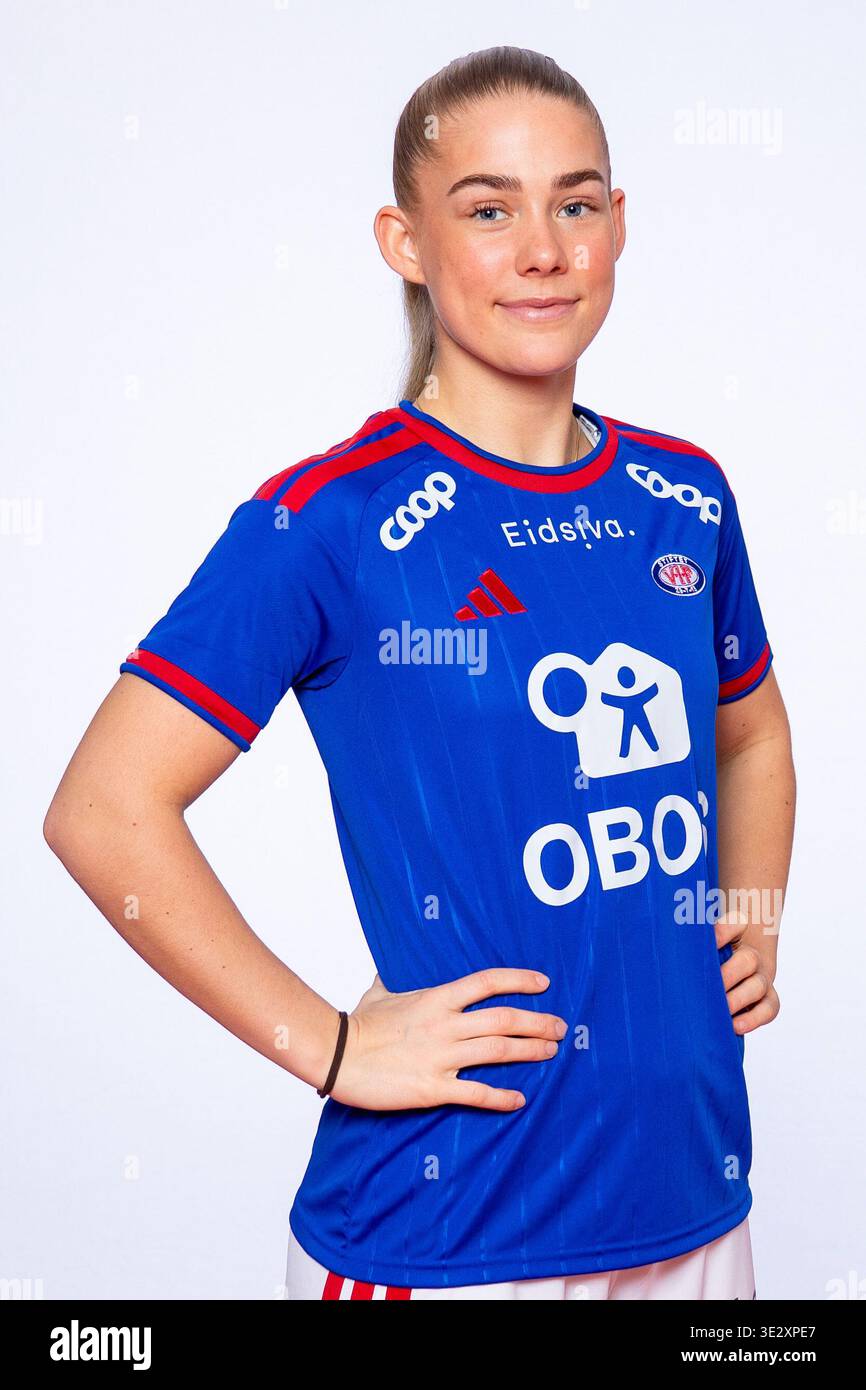 Oslo 20260318. Portrait of Vålerenga's Sædis Run Heidarsdottir. Photo ...