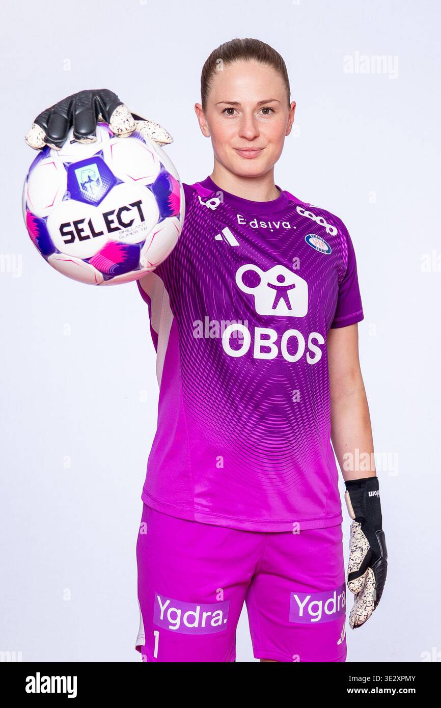 Oslo 20260318. Portrait of Vålerenga's goalkeeper Tove Evelina Enblom ...