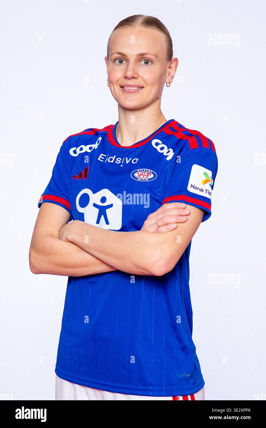 Oslo 20260318. Portrait of Vålerenga's Karina Sævik. Photo: Amanda ...