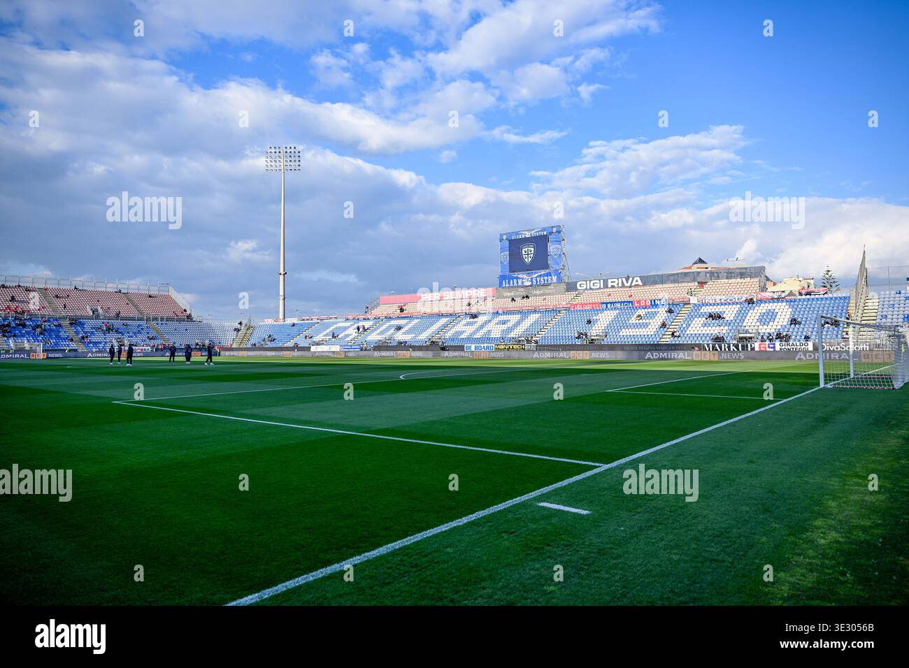 Cagliari Calcio stadium prior the Serie A soccer match between Cagliari ...