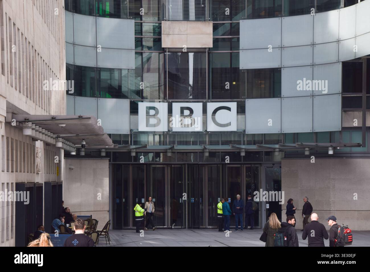 London, UK. 20th March 2026. Exterior view of Broadcasting House, the ...