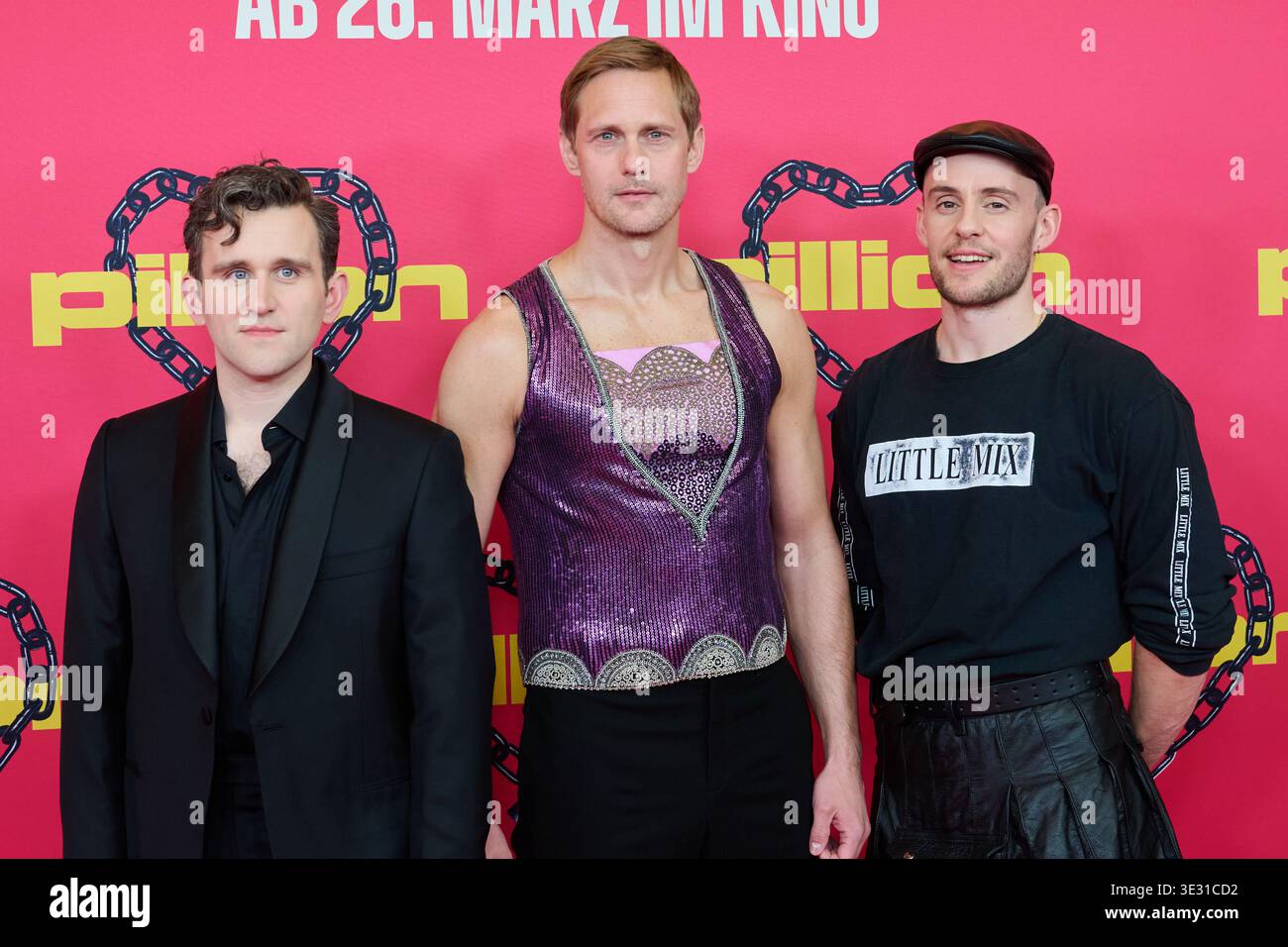 20 March 2026, Berlin: Harry Melling (l-r), British actor, Alexander ...