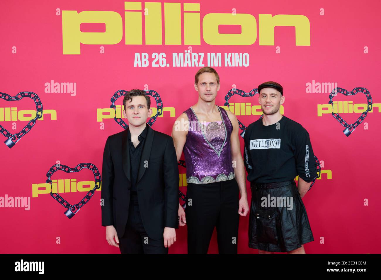 20 March 2026, Berlin: Harry Melling (l-r), British actor, Alexander ...