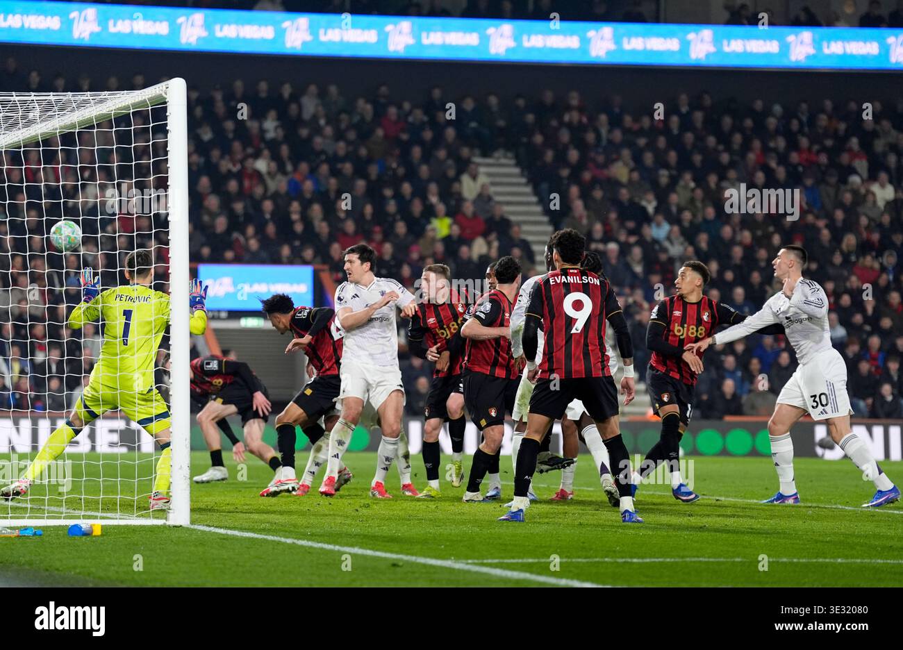 Bournemouth's James Hill scores an own goal during the Premier League ...