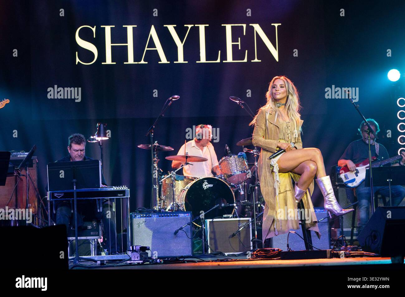 Shaylen performs during Country Radio Seminar on Friday, March 20, 2026 ...