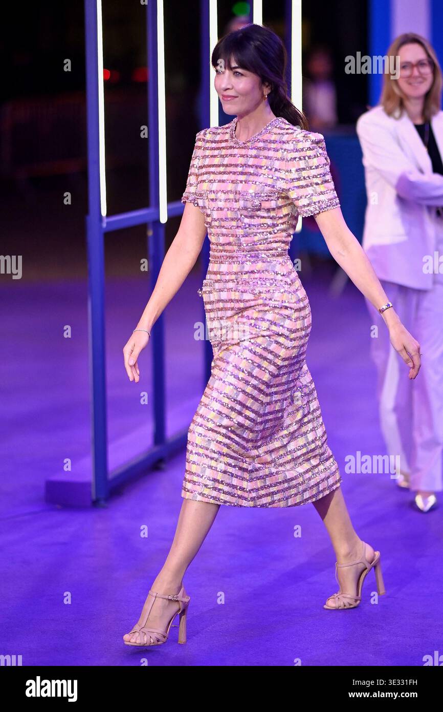 LILLE, FRANCE - MARCH 20 Nolwenn Leroy attend the Opening ceremony ...
