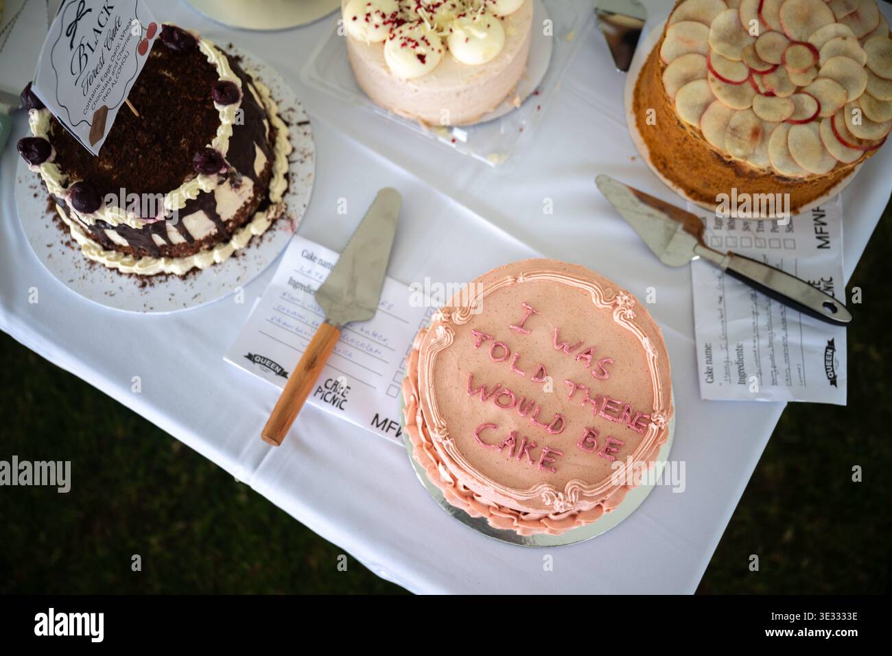 A selection of cakes during the Melbourne Food and Wine Festival's Cake ...