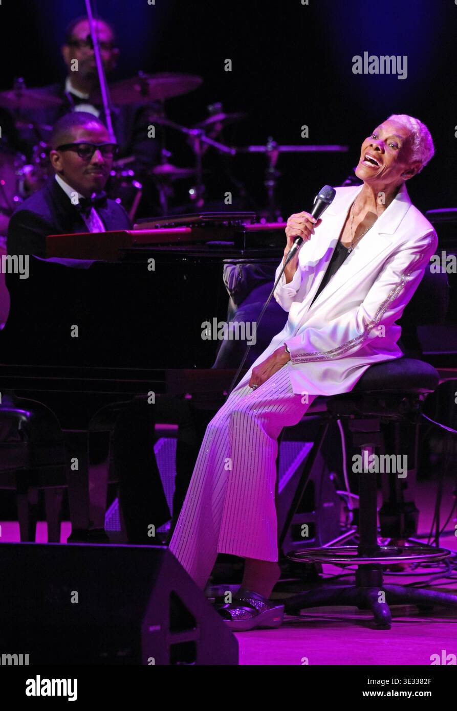 Dionne Warwick on stage for Dionne Warwick in Concert, Atlanta Symphony ...