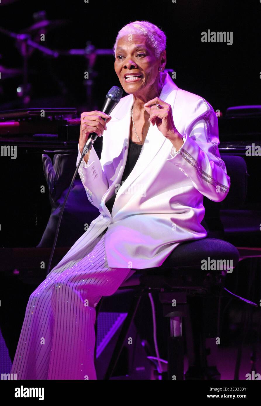 Dionne Warwick on stage for Dionne Warwick in Concert, Atlanta Symphony ...