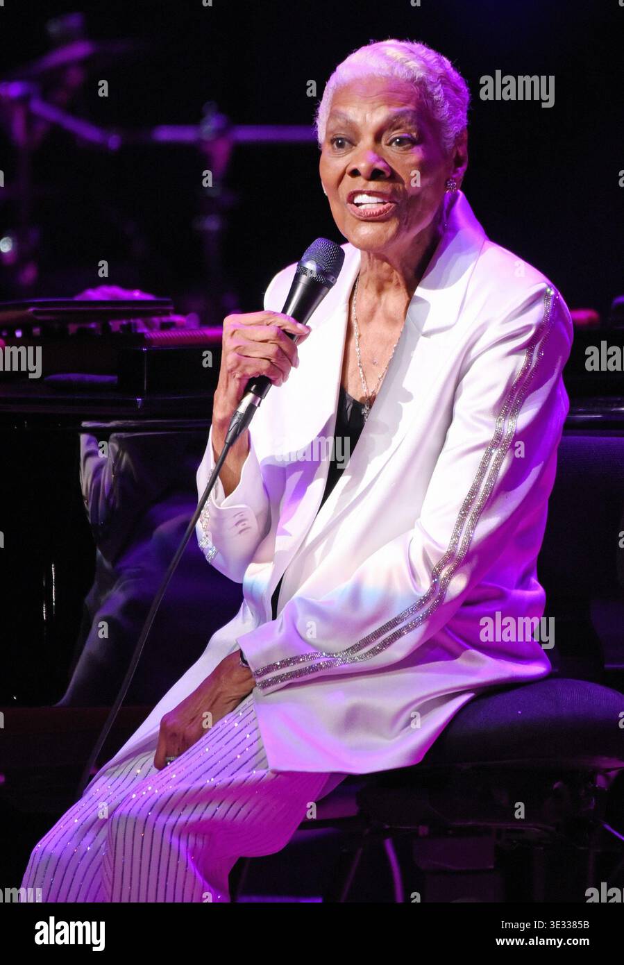 Dionne Warwick on stage for Dionne Warwick in Concert, Atlanta Symphony ...