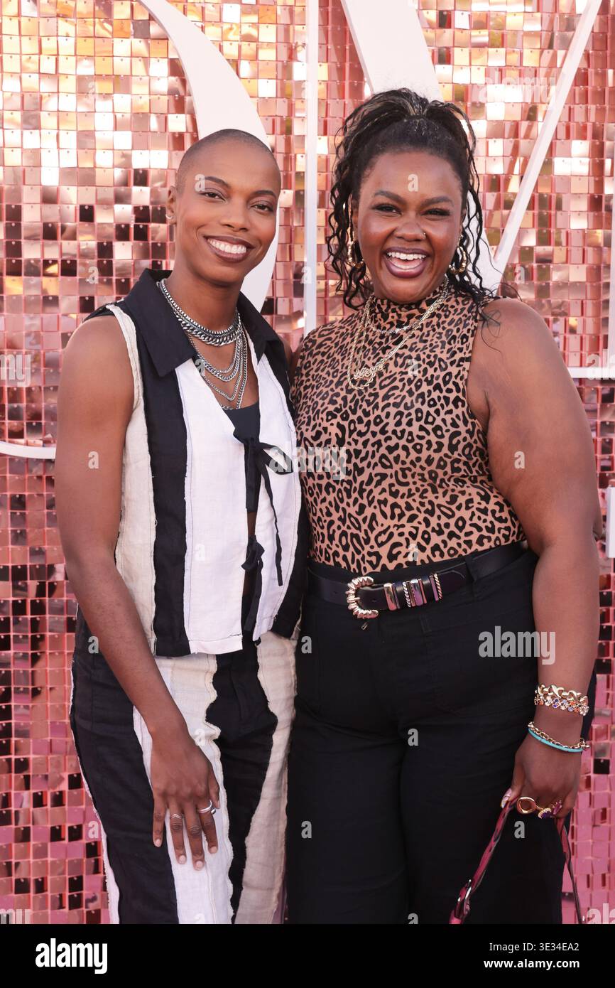 Sasheer Zamata and Nicole Byer attend HBO's 'The Comeback' Los Angeles ...