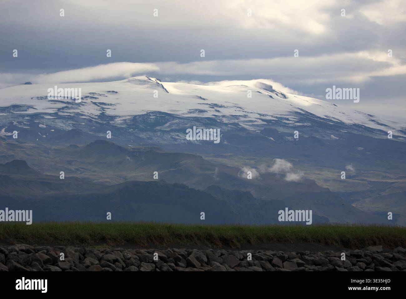 Majestic volcanic landscape covered hi-res stock photography and images ...