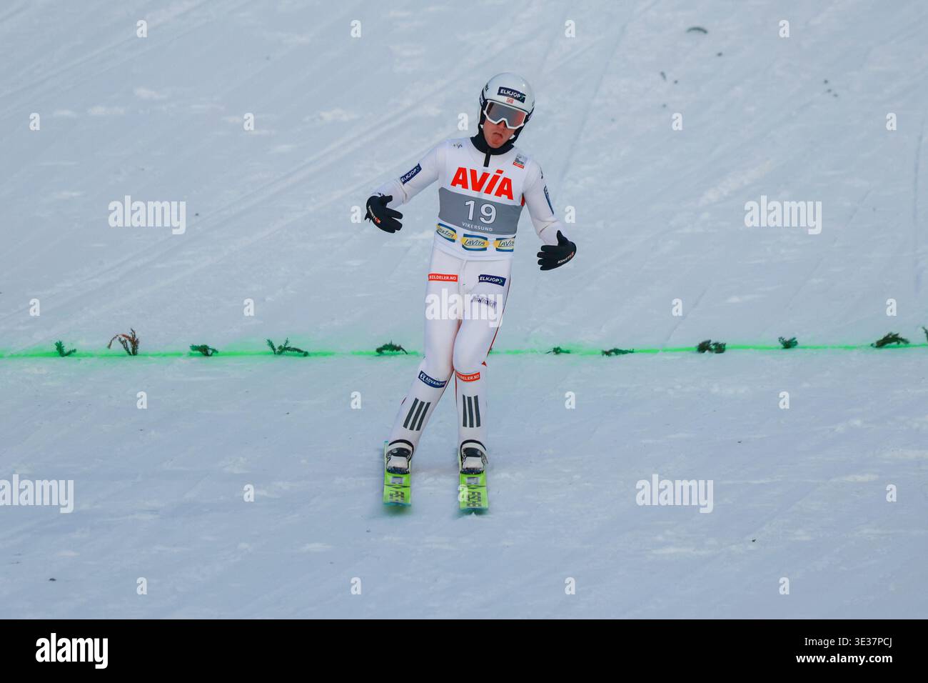 Vikersund 20260321. Kristoffer Eriksen Sundal during the men's ski ...