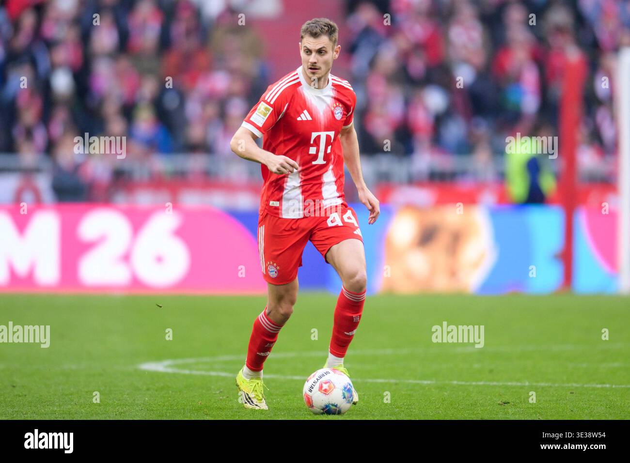 Josip Stanisic (Bayern) Munich, March 21, 2026, Football, Bundesliga ...