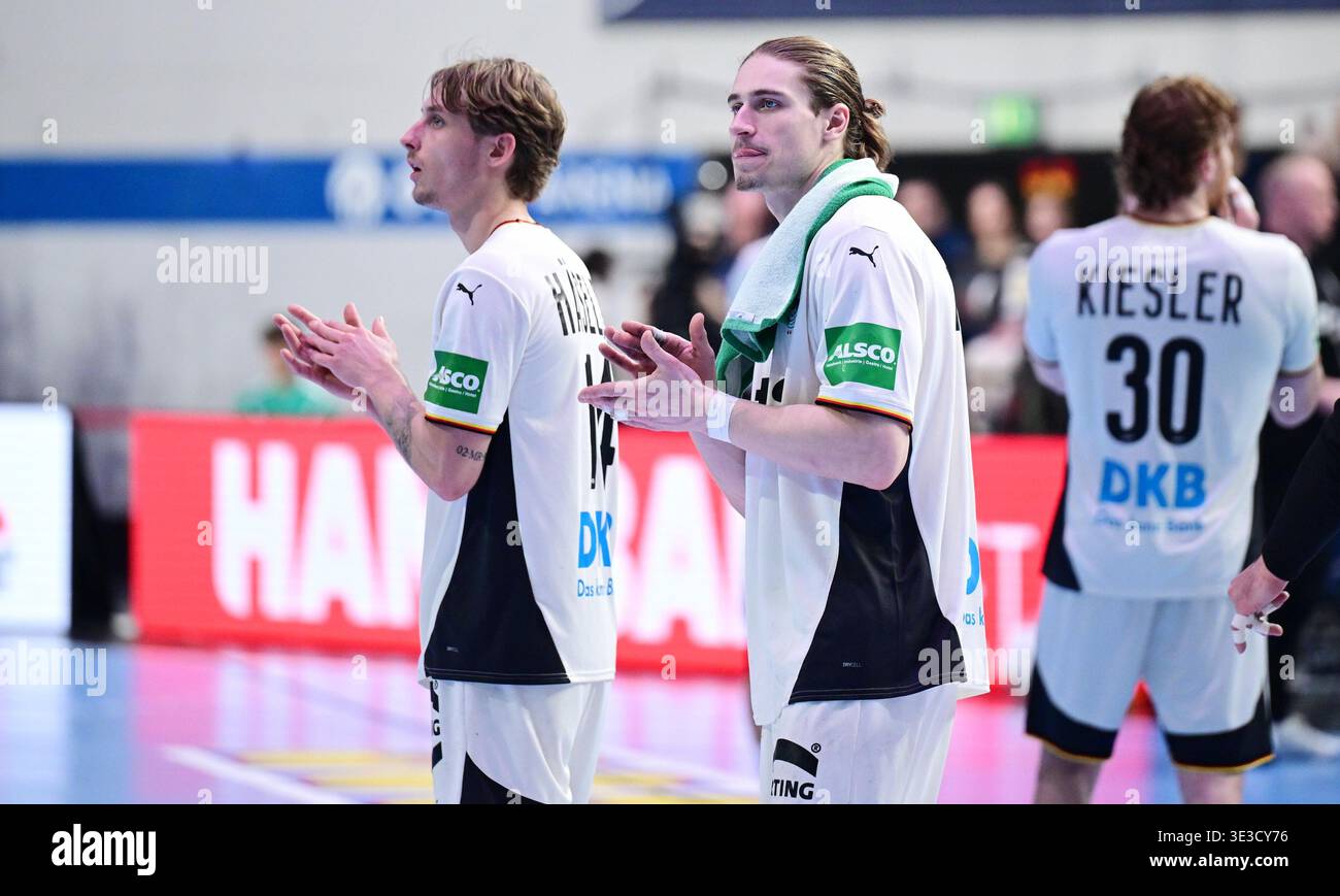 Final celebration from left: Mathis Haeseler, Juri Knorr (Germany ...