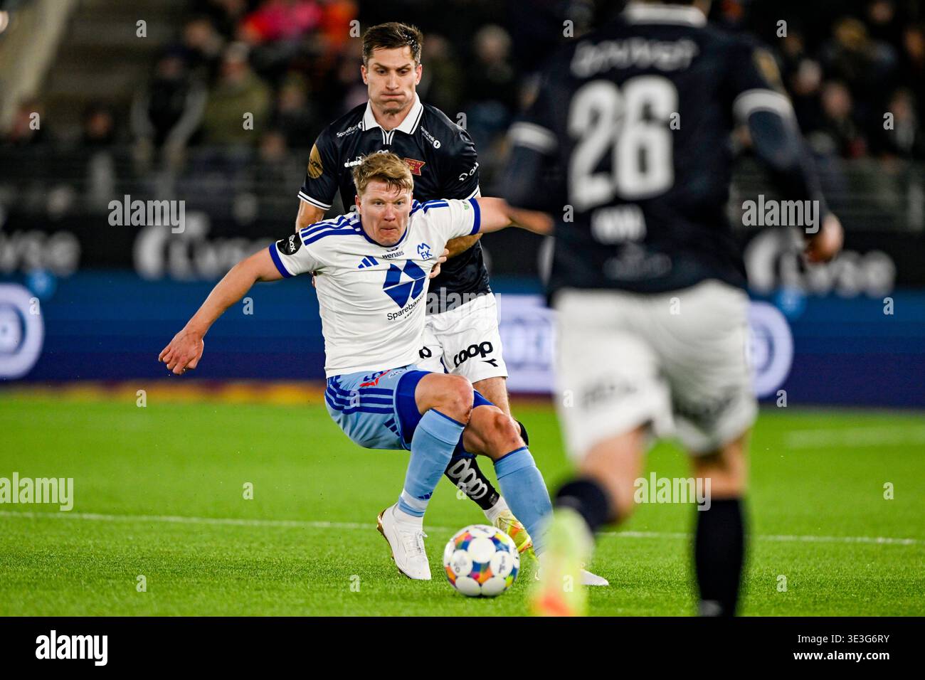 Stavanger 20260321. Molde's Kristian Eriksen during the elite football ...