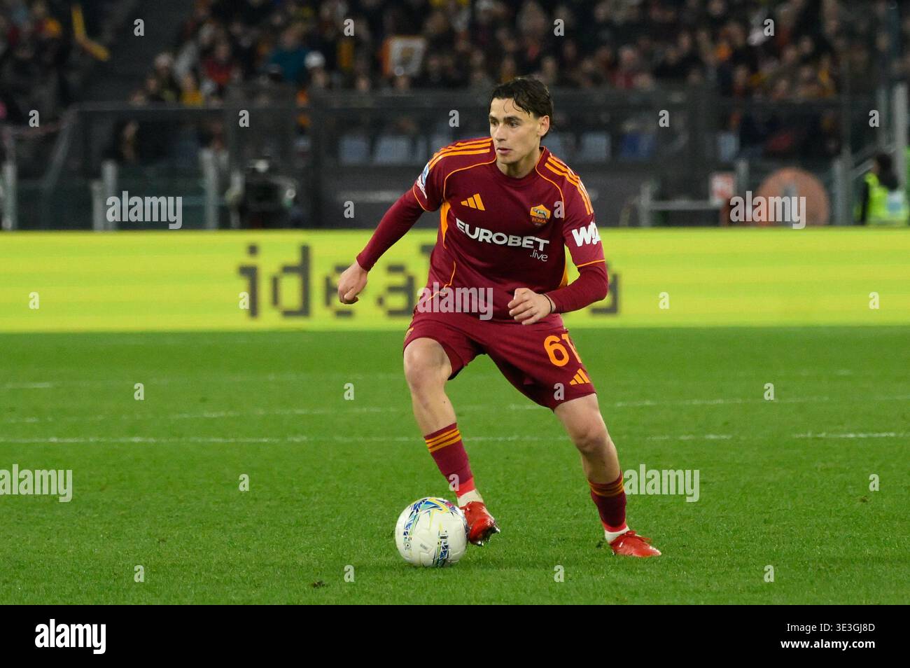 Romaâ??s Niccolo' Pisilli during the Italian Football Championship ...