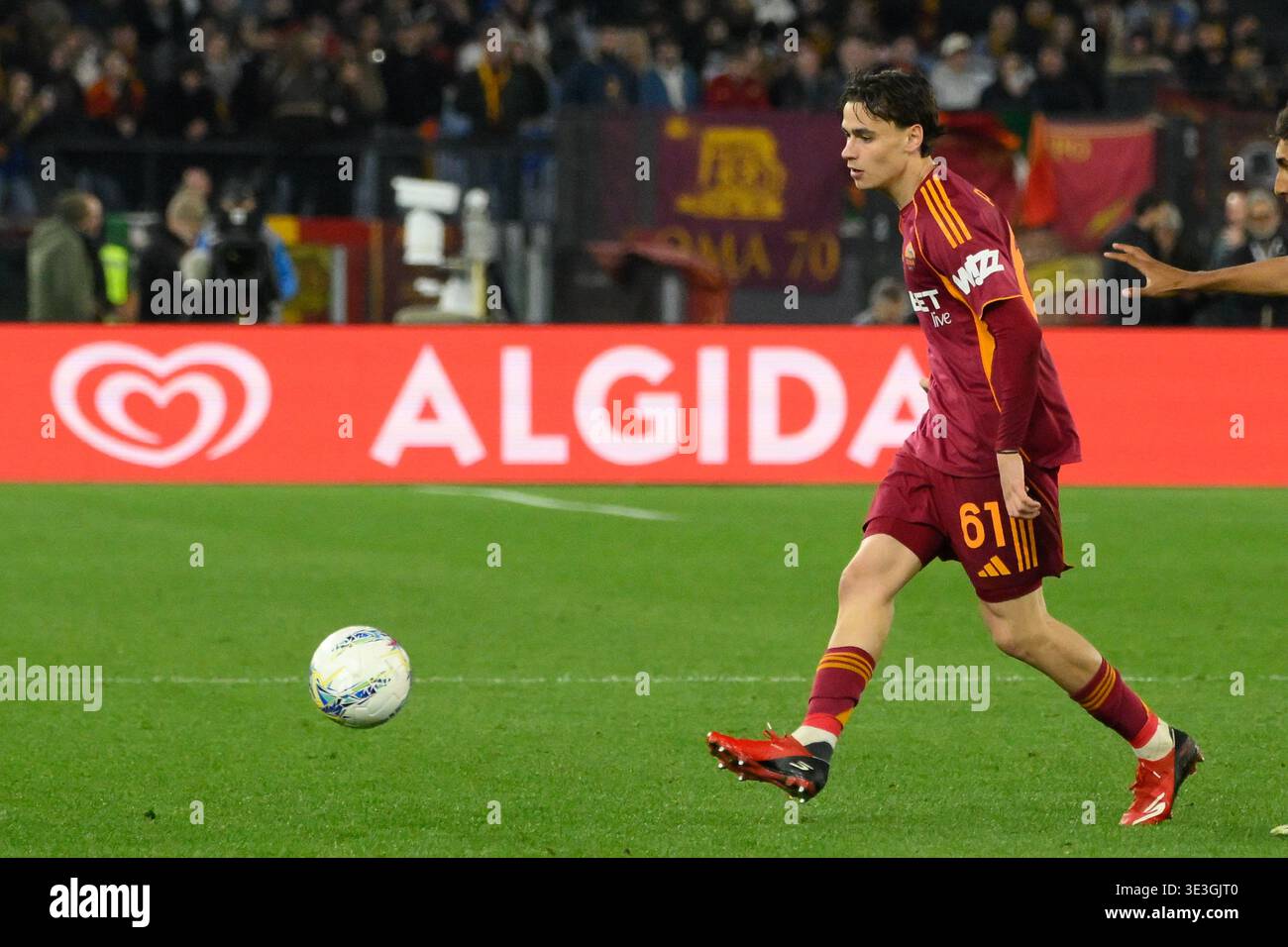 Romaâ??s Niccolo' Pisilli during the Italian Football Championship ...