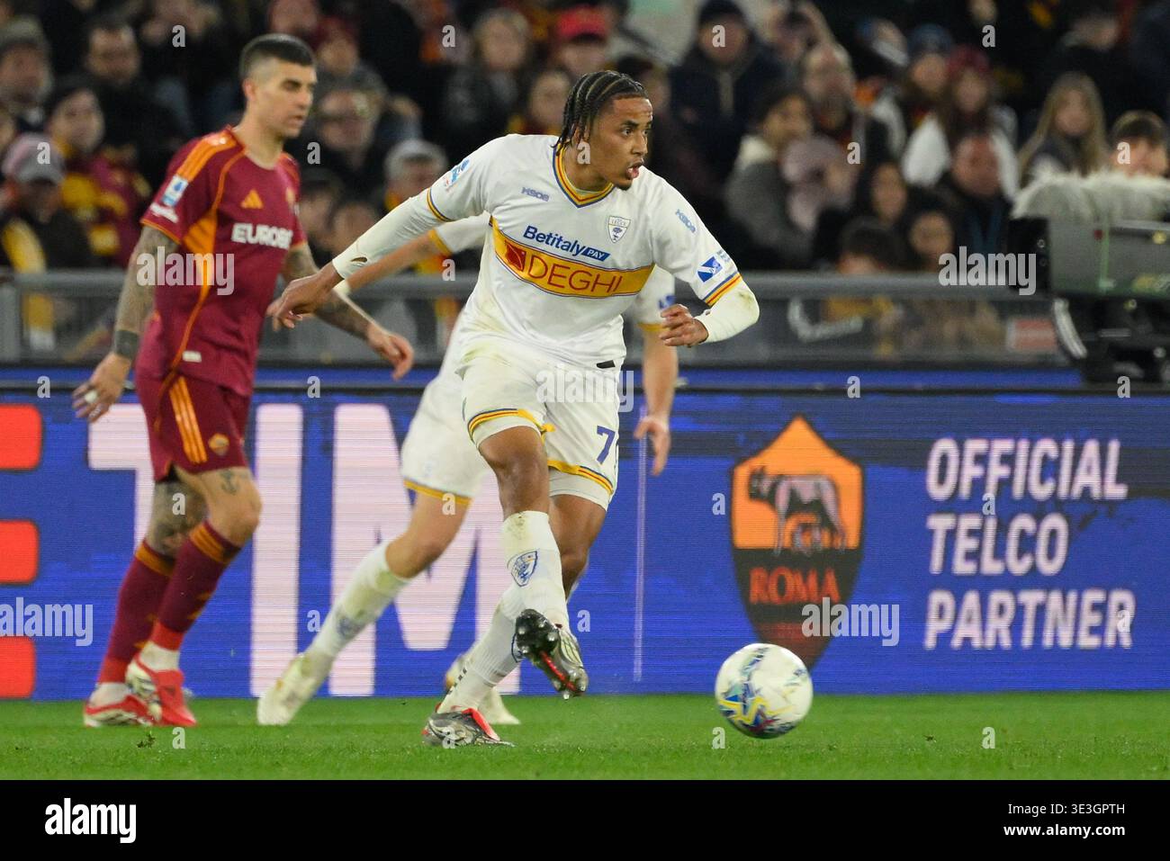 Lecceâ??s Oumar Ngom during the Italian Football Championship League A ...