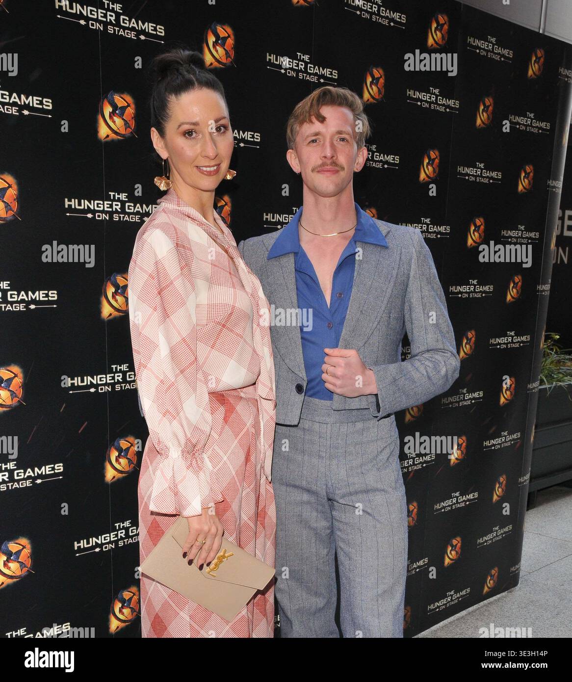 Rachel Duffy and Stephen Libby at "The Hunger Games: On Stage" special ...