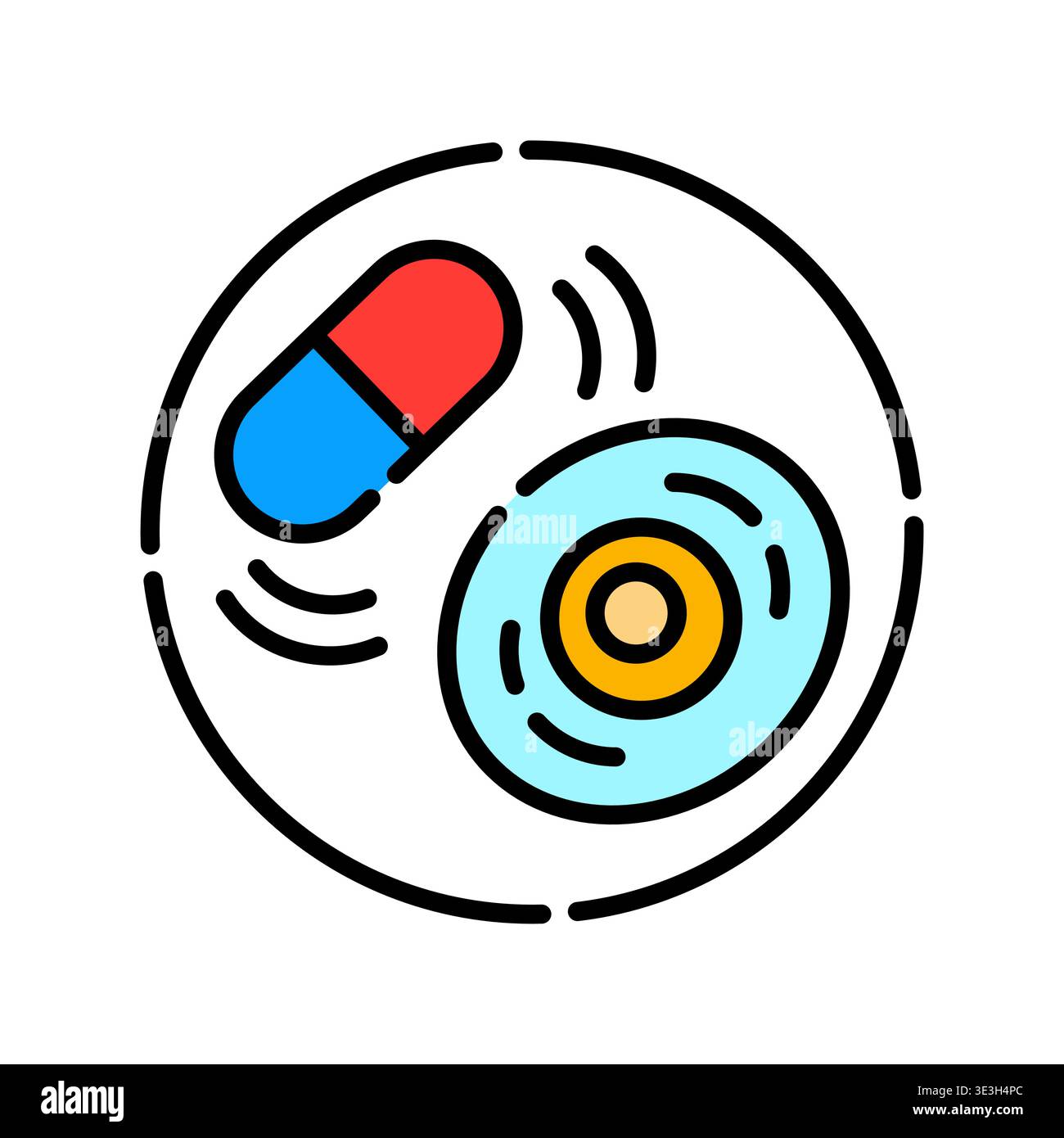 Pharmacodynamics Icon Professional UI Symbol for Drug Mechanism of ...