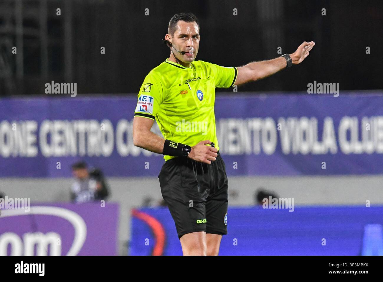 Referee Andrea Colombo during ACF Fiorentina vs Inter - FC ...