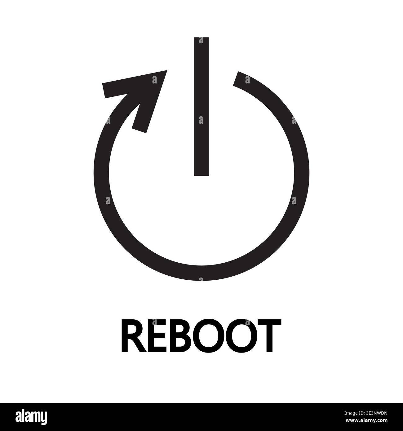 Restart power icon update hi-res stock photography and images - Alamy