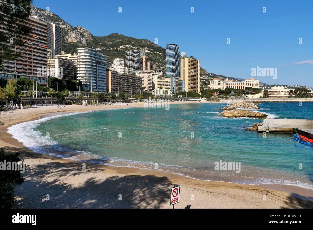 19.03.2026, Monaco. Strand Plage du Larvotto. *** 19 03 2026, Monaco ...