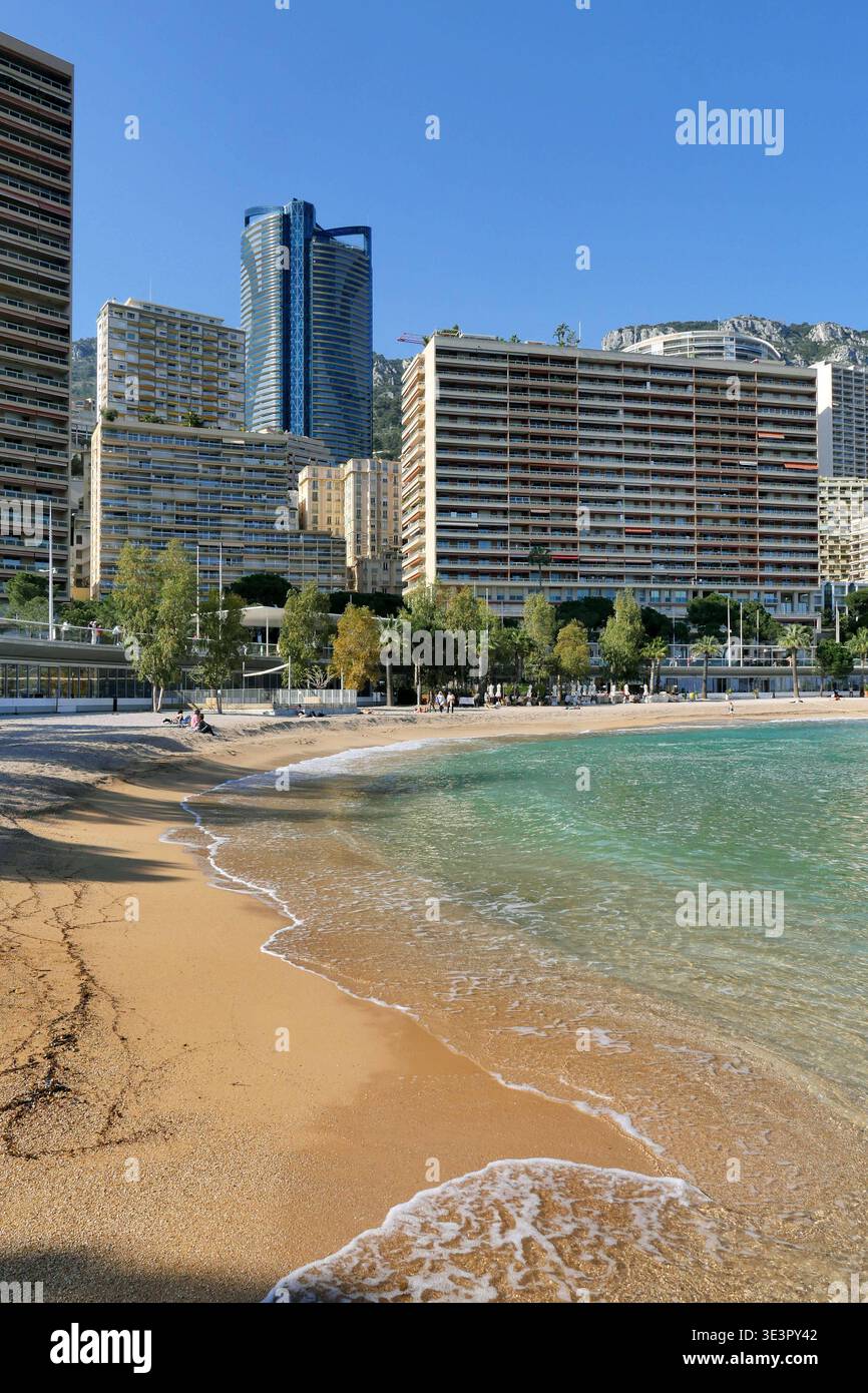 19.03.2026, Monaco. Strand Plage du Larvotto. *** 19 03 2026, Monaco ...