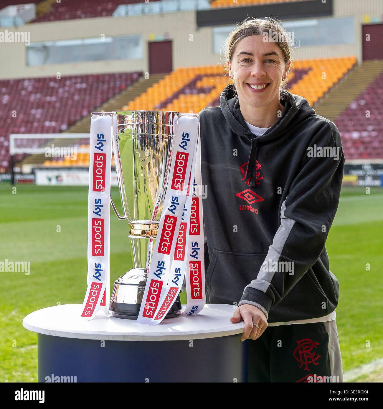 Motherwell, Scotland. 24 March 2026. Nicola Docherty of Rangers FC ...