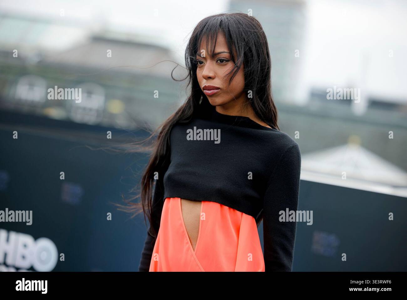True Whitaker poses for photographers at the HBO Max Experience in ...