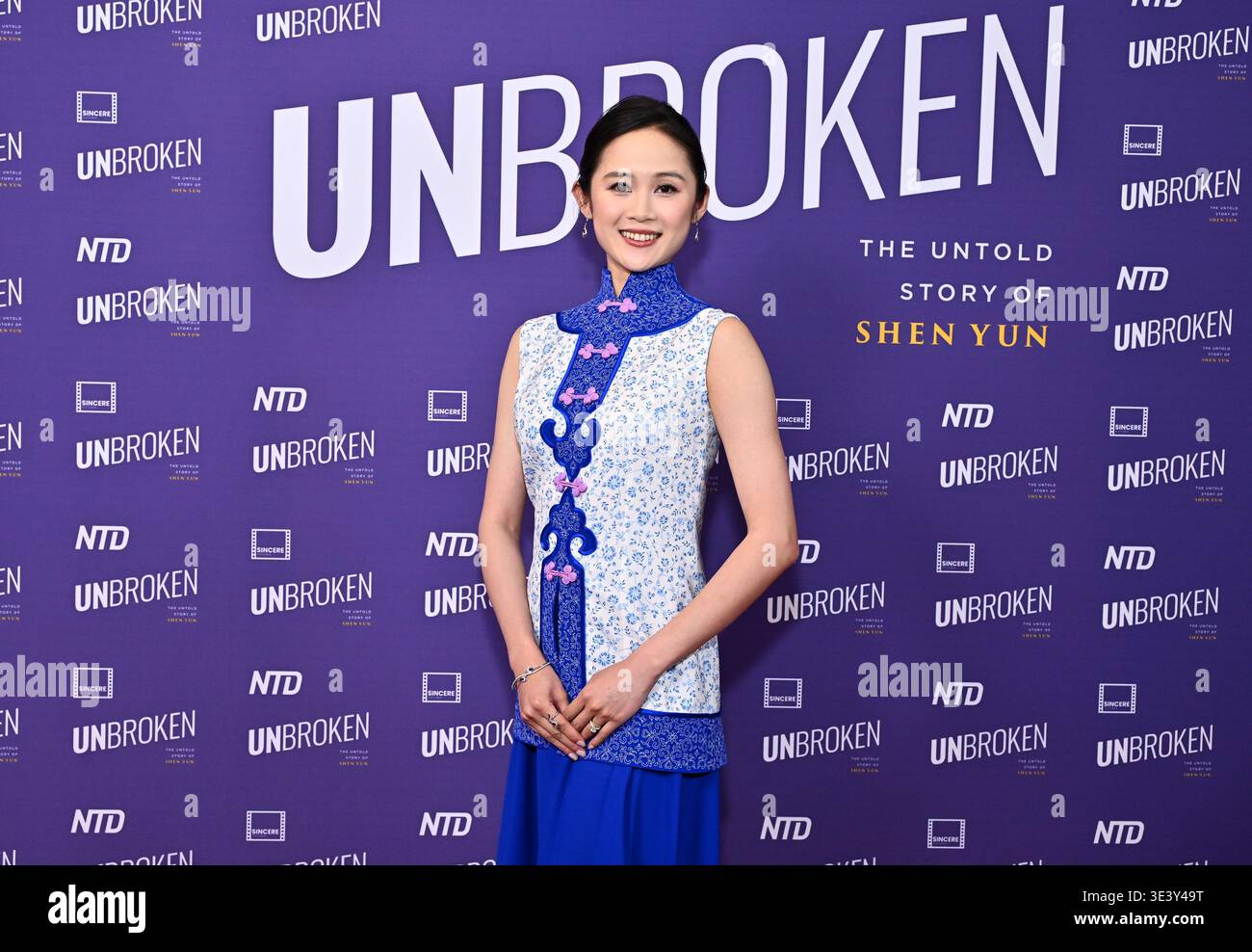 Angelia Wang attends the premiere of "Unbroken: The Untold Story of ...