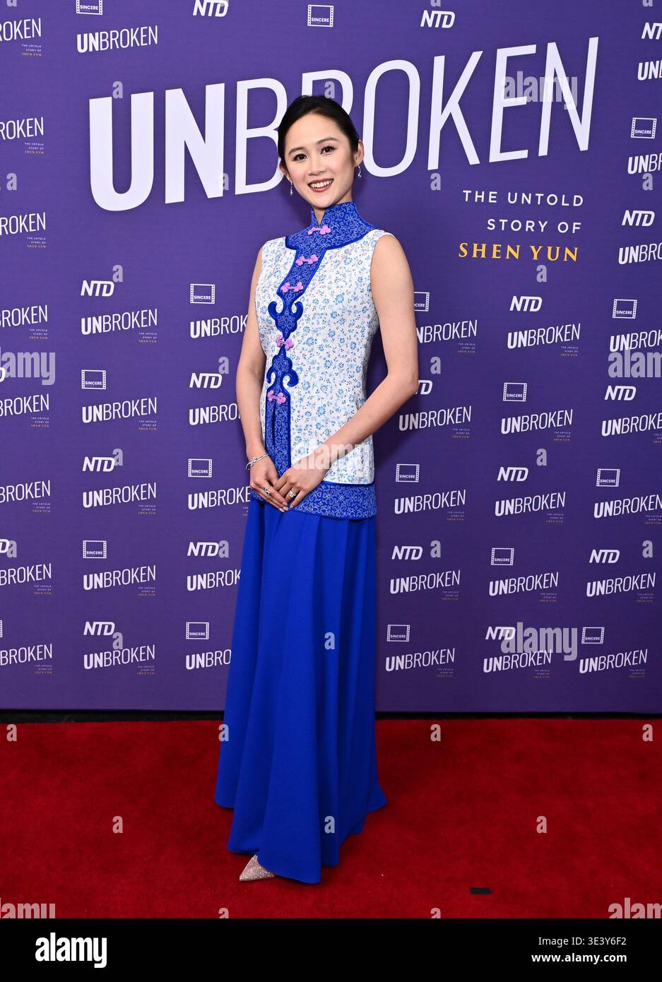 Angelia Wang attends the premiere of "Unbroken: The Untold Story of ...