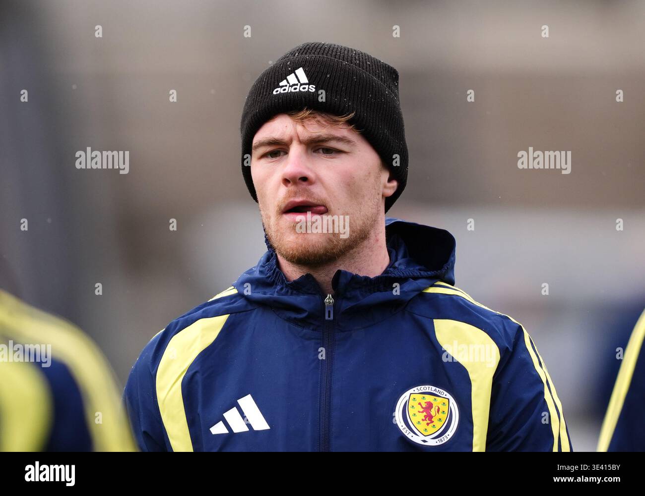 Scotland's Tommy Conway during a training session at Lesser Hampden ...