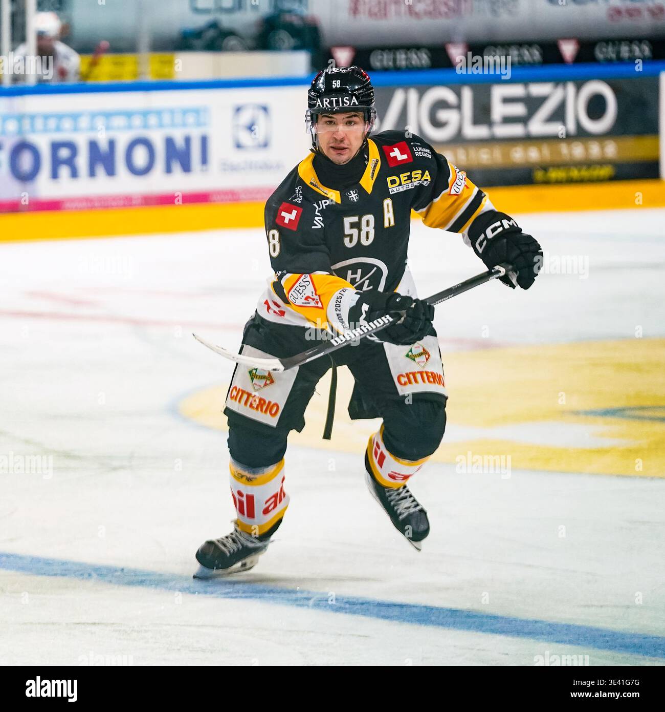23/03/2026, Porza, Cornèr Arena, NL: HC Lugano - ZSC Lions, #58 Connor ...