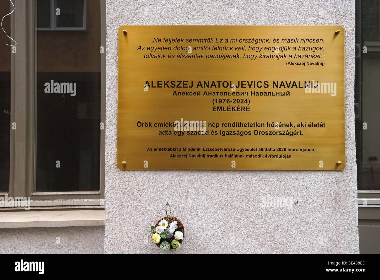 Memorial plaque for Russian opposition leader Alexei Navalny unveiled ...