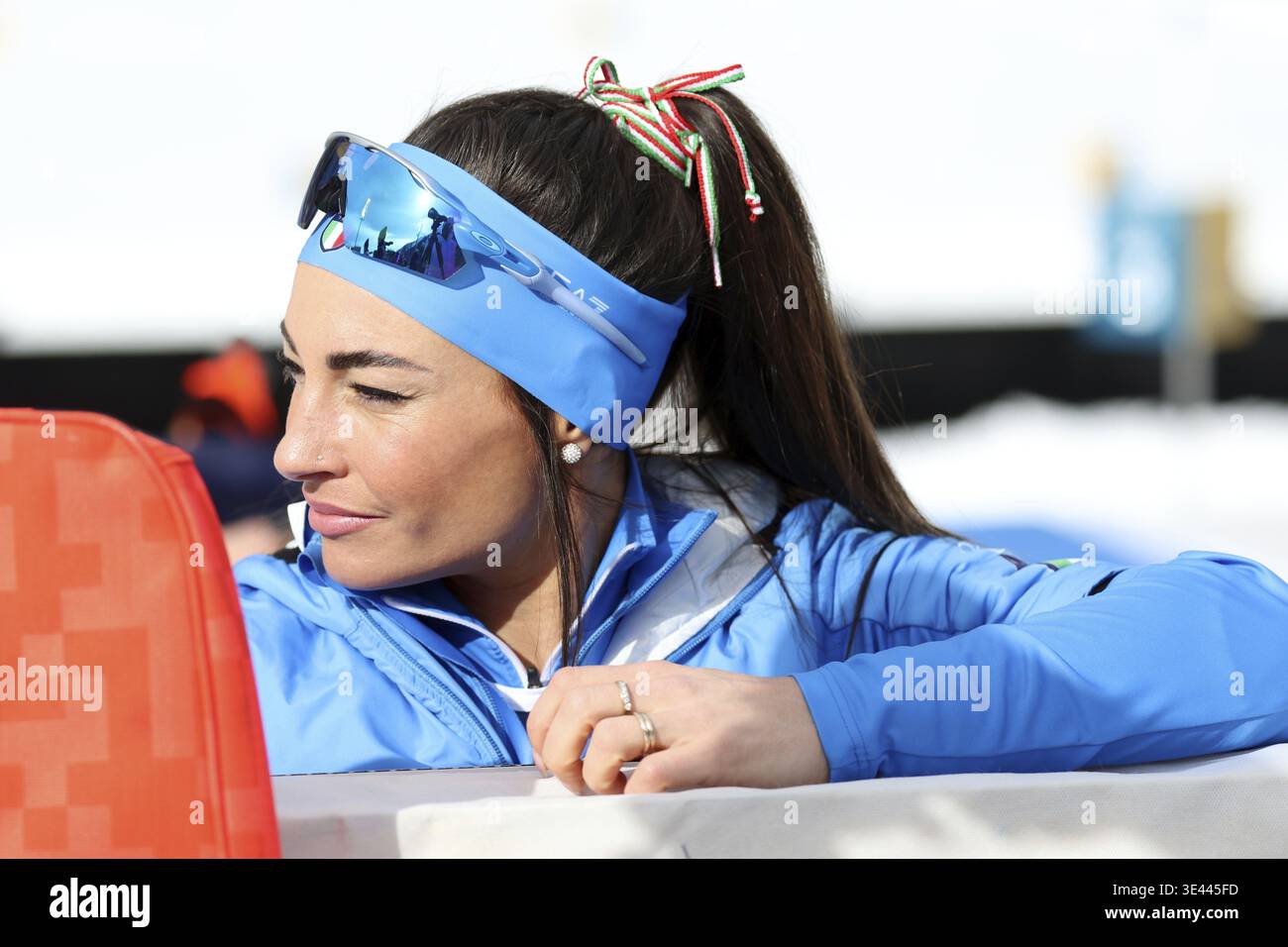 Dorothea Wierer Italy in the woman's biathlon relay - 2026 Winter ...