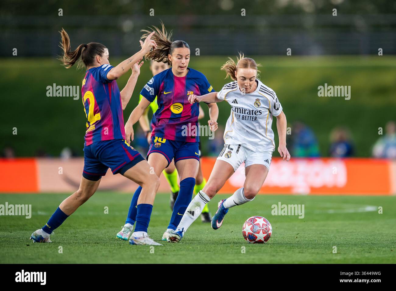 Madrid, Spain. 25th, March 2026. Sara Holmgaard of Real Madrid CF in ...