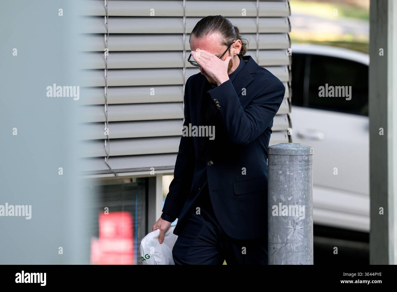 Benjamin Jomaa arrives at Gosford Local Court, Sydney, Thursday, March ...