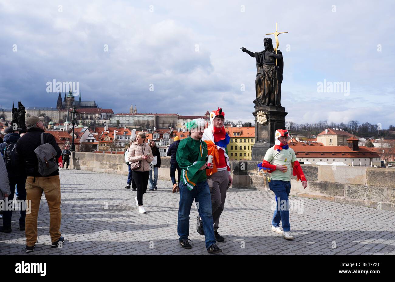 Republic of Ireland fans ahead of the 2026 FIFA World Cup European Play ...