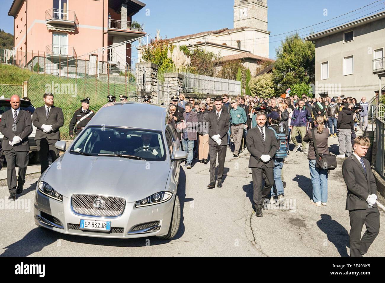 STROZZA (BERGAMO) - Funeral of Pamela Genini in Strozza. Funeral ...