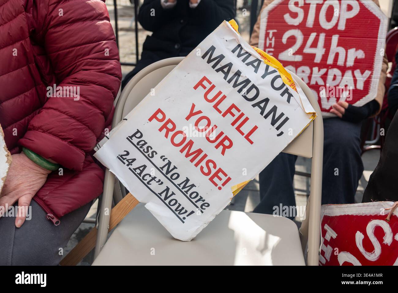 New York, NY March 26: Care Workers Demand an End to the 24 Hour Work ...