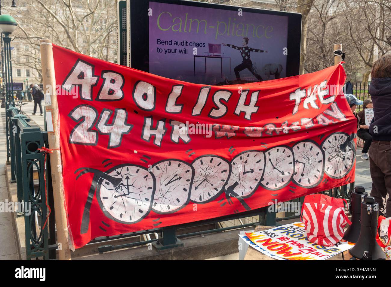 New York, NY March 26: Care Workers Demand an End to the 24 Hour Work ...