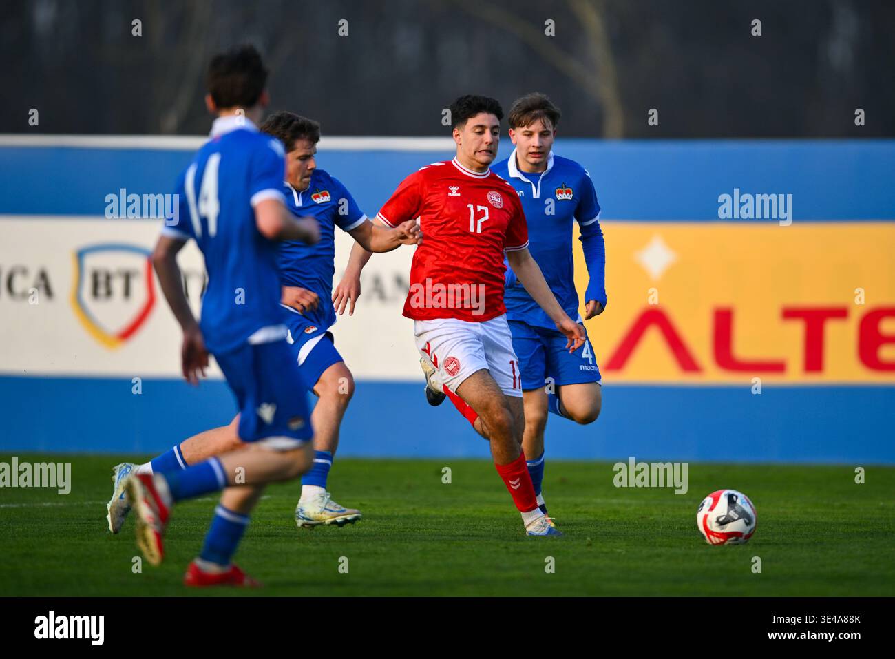 BUFTEA, ROMANIA - MARCH 25: Adam Amrani of Denmark in action during the ...