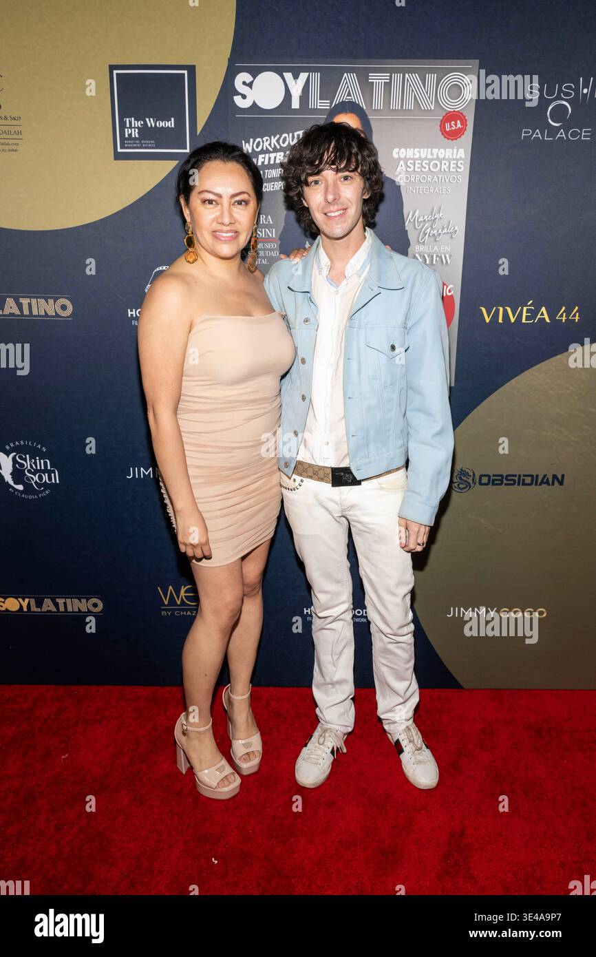 Los Angeles, USA. 25th Mar, 2026. Actress Keyla Wood, Agent Doug Haley ...