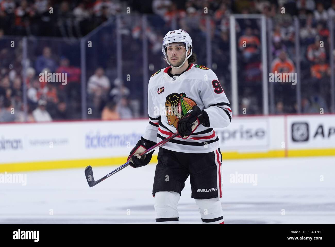 Chicago Blackhawks' Frank Nazar plays during an NHL hockey game ...