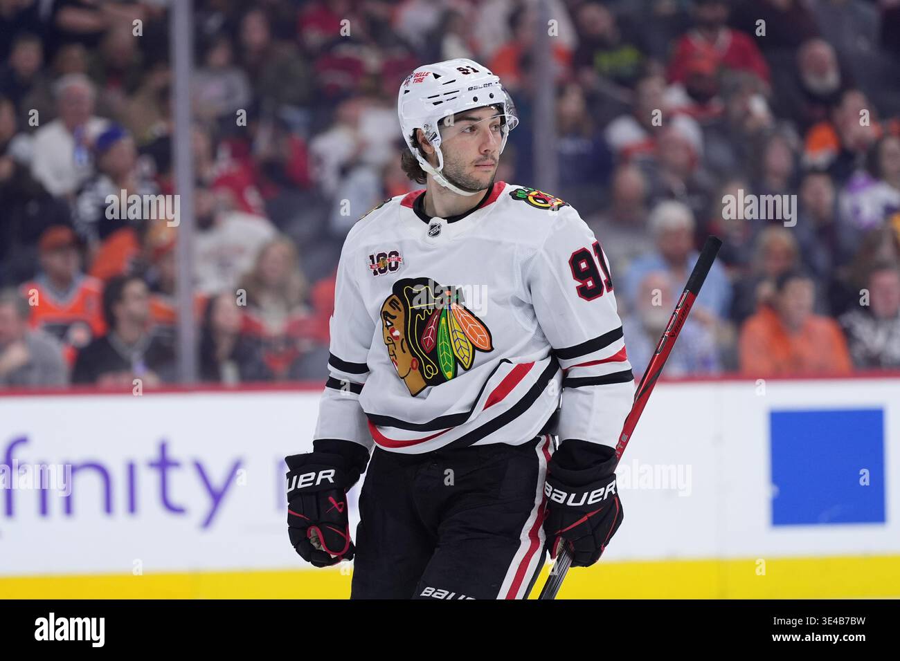 Chicago Blackhawks' Frank Nazar plays during an NHL hockey game ...