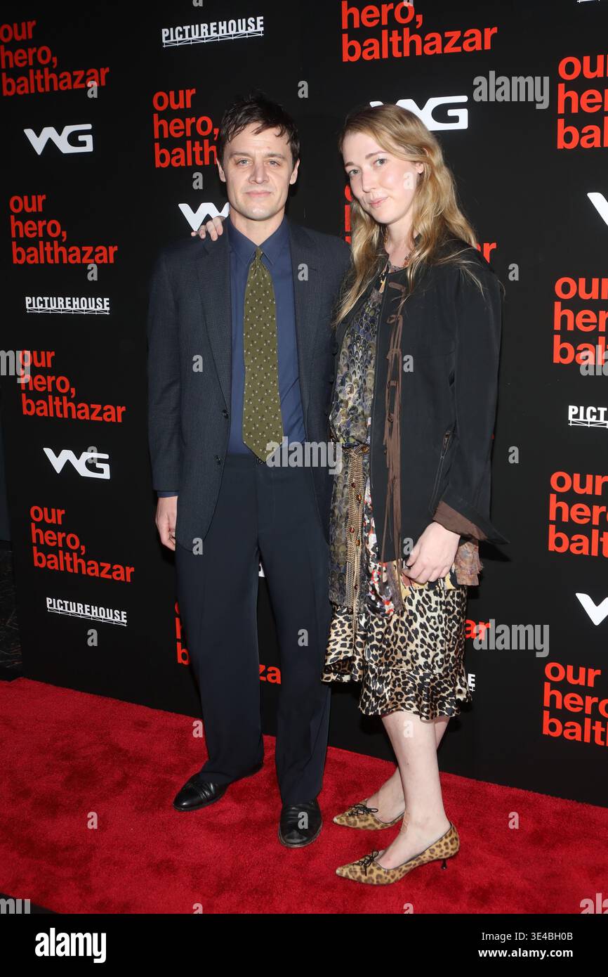Oscar Boyson and Angelica Hicks attend the Our Hero, Balthazar – New ...